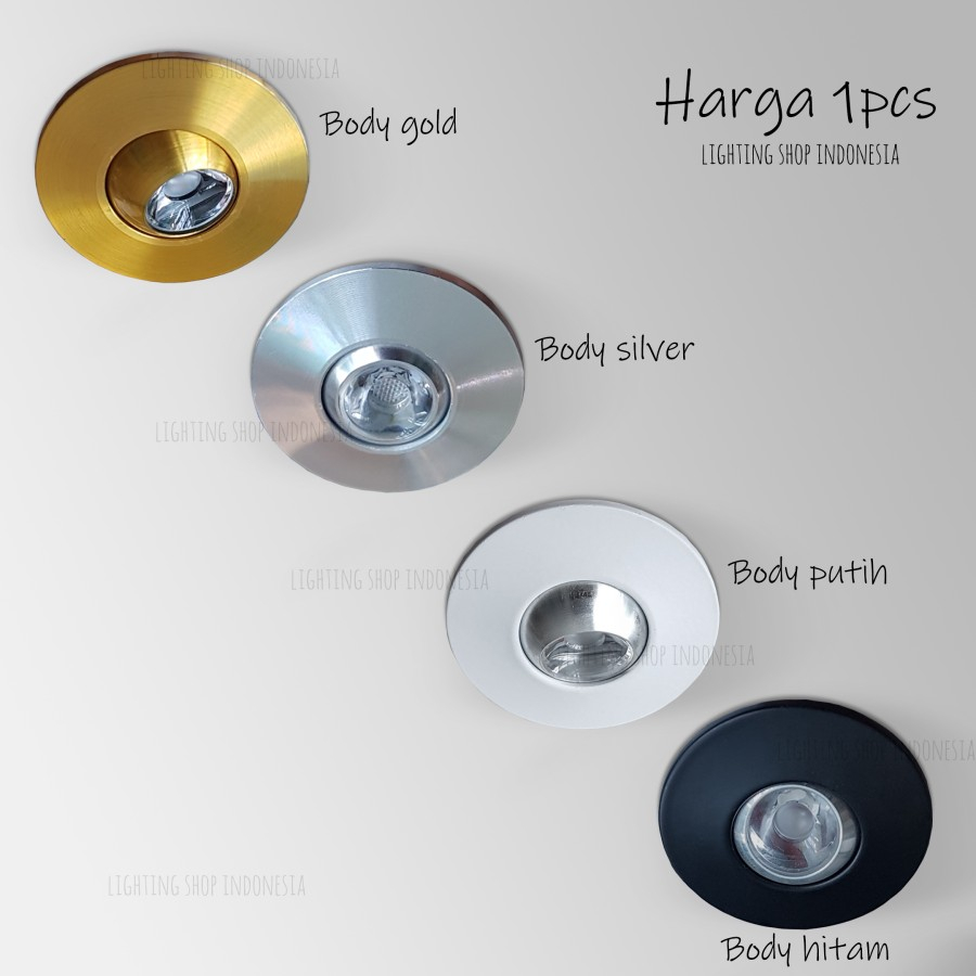 Jual H109 lampu downlight led plafon 1.5w sorot spot light focus kecil mini | Shopee Indonesia