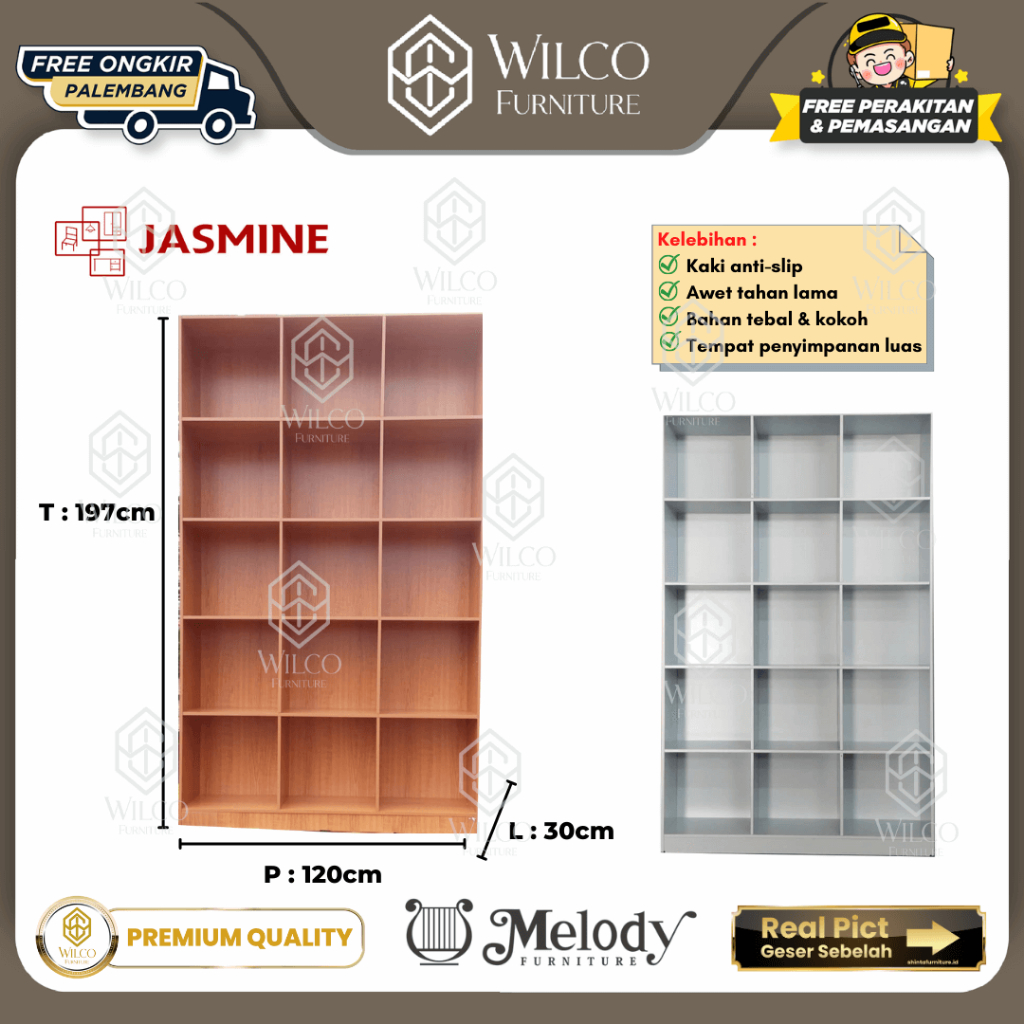Jual Loker 3x5 Minimalis RSG 15 / Lemari File / Rak Buku Serbaguna ...