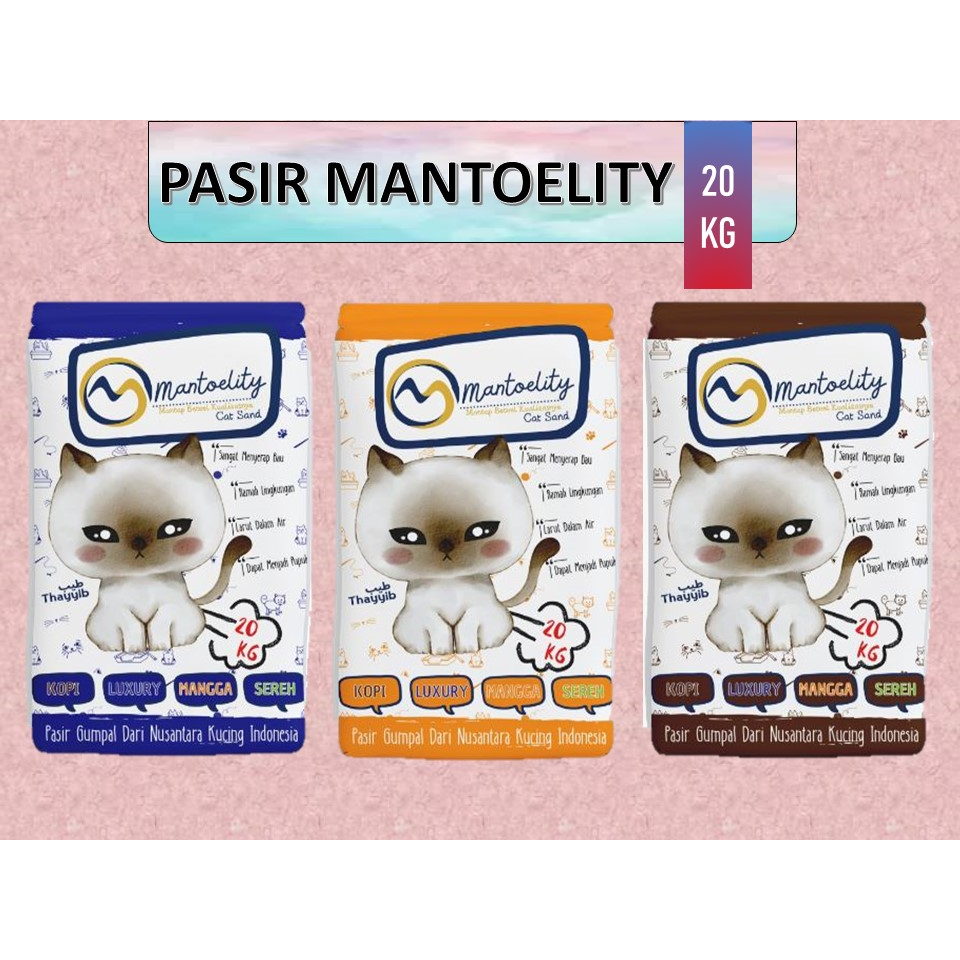Jual pasir mantoel kemasan freshpack 20kg mantoelity Mantoel | Shopee ...