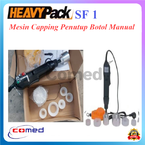 Jual Mesin Capping Penutup Botol Manual SF-1 SF1 HEAVYPACK Elektrik ...