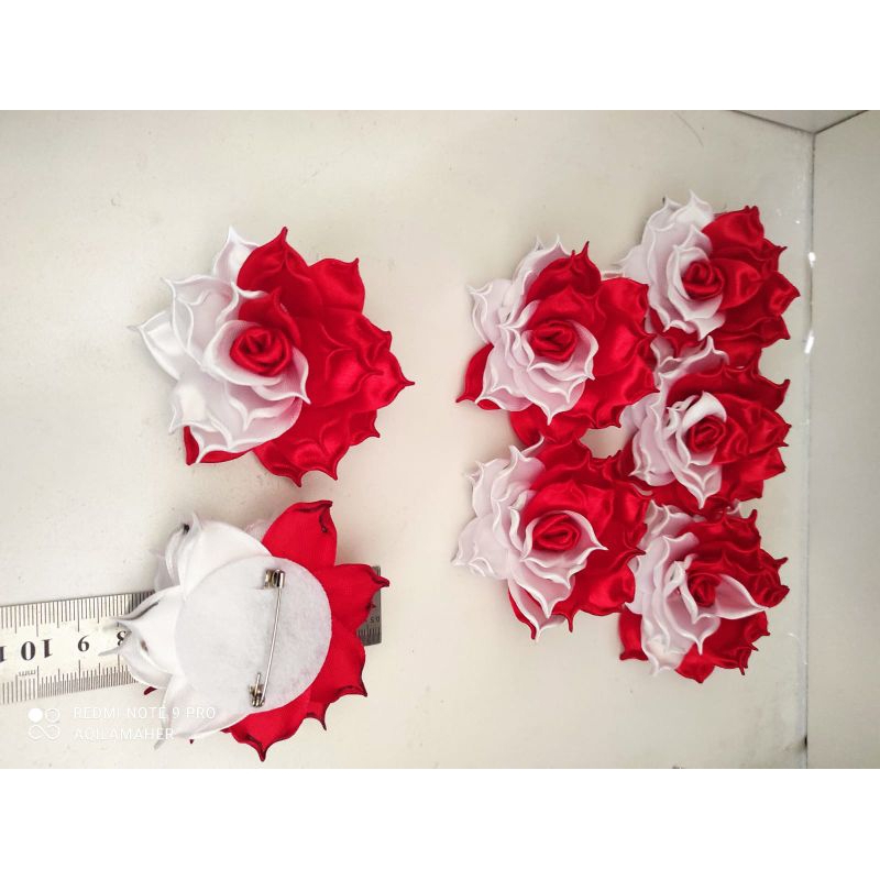 Jual BUNGA SATIN MERAH PUTIH | Shopee Indonesia