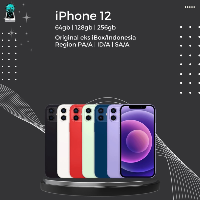 Jual HANDPHONE IP 12 64GB 128GB 256GB SECOND ORIGINAL FULLSET EX ...