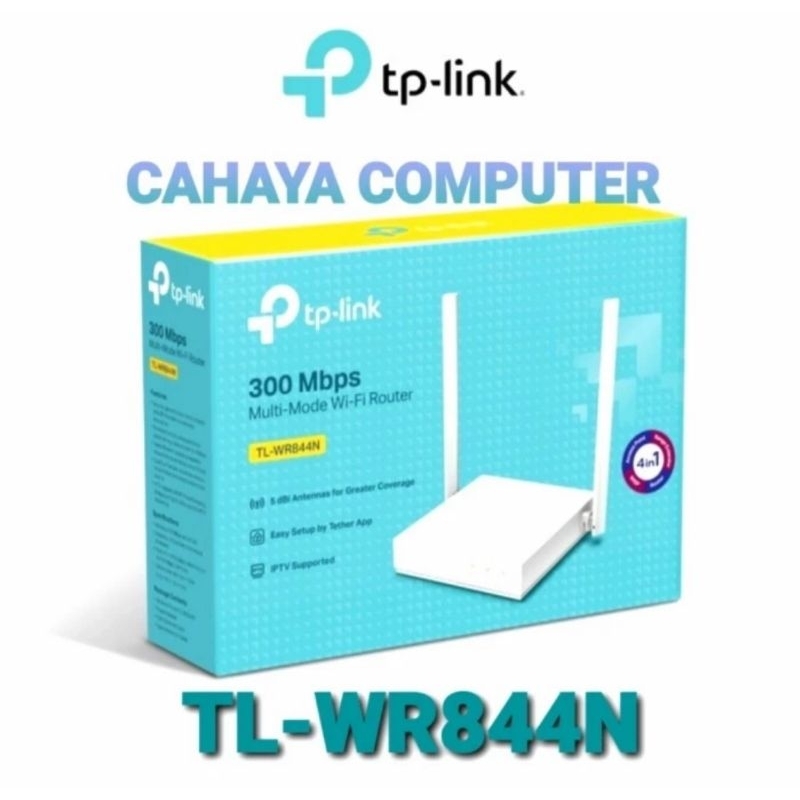 Jual TP-LINK TL-WR844N 300 Mbps Multi Mode Wifi Router | Shopee Indonesia