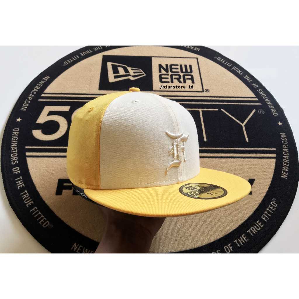 Jual Topi Fear of God Essentials x New Era Detroit Tigers Gold/Cream ...