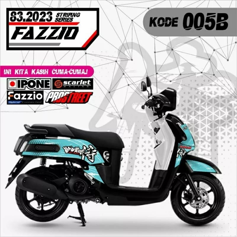 Jual Striping variasi Yamaha Fazzio 125 fi Stiker Fazzio accessories body motor Fazzio | Shopee ...