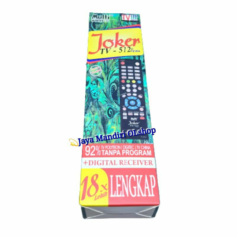 Jual REMOT/REMOTE TV LCD/LED /TV TABUNG MULTI/UNIVERSAL JOKER | Shopee ...