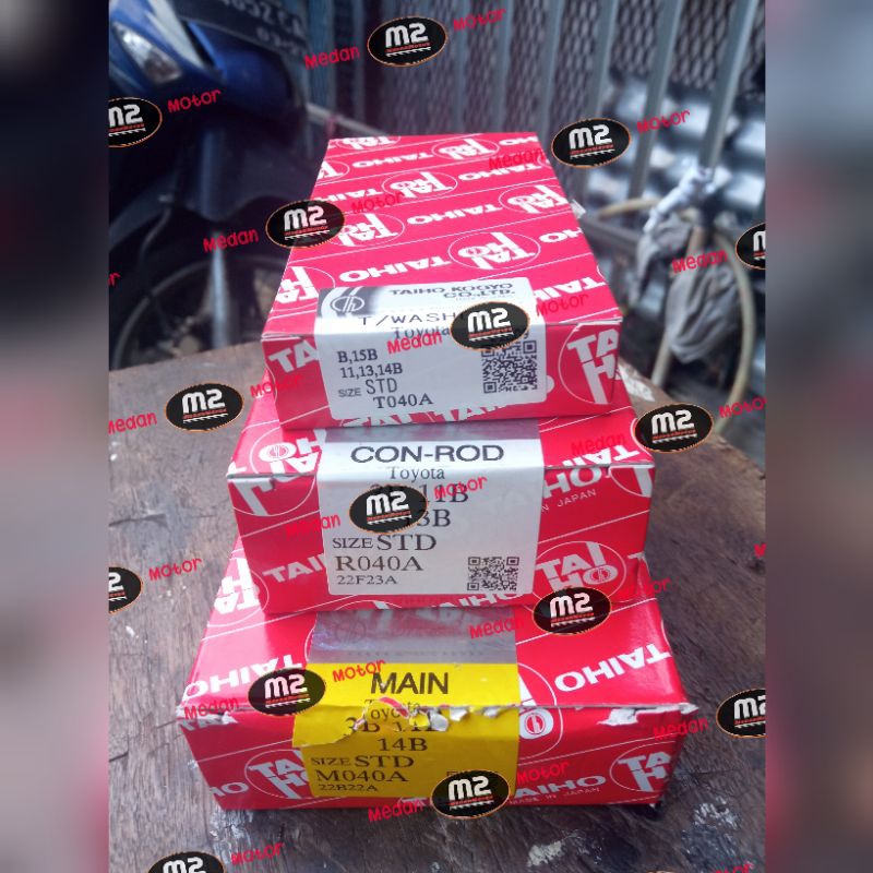 Jual Metal Mentalan SET Rino 13B STD - 075 Merk Taiho Jepang (Harga Per 1 Set) | Shopee Indonesia