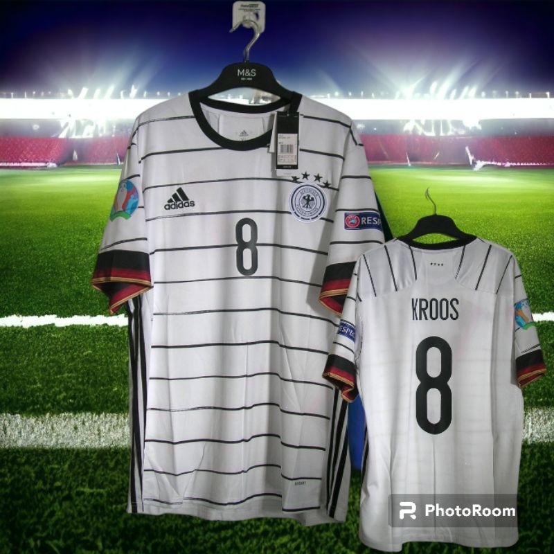 Jual Jersey Bola Retro GO Jerman 2020 Home TONI KROOS 8 PIALA EROPA ...