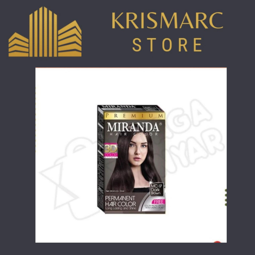 Jual miranda hair color premium permanent semir cat pewarna rambut ...