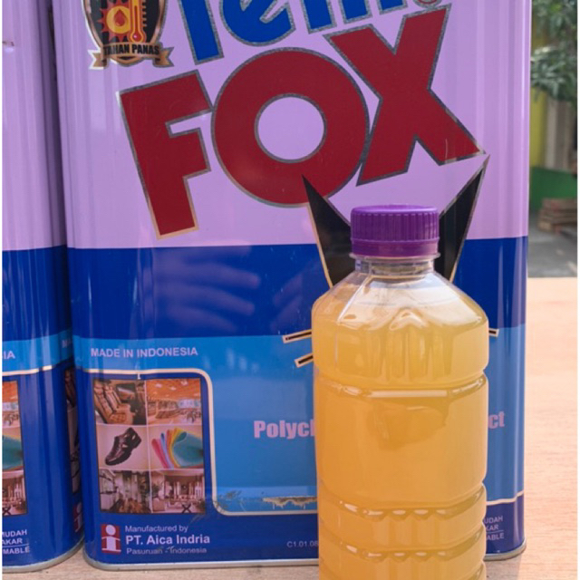 Jual Lem Fox Kuning Ecer Kemasan 250ml Super Rekat | Shopee Indonesia