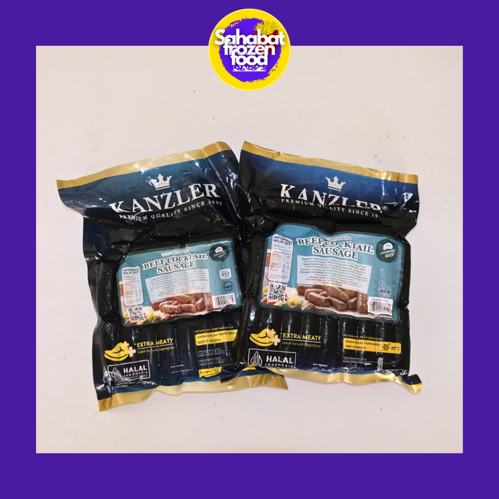Jual Kanzler Beef Cocktail Sausage / Sosis Sapi Mini By Kanzler ...