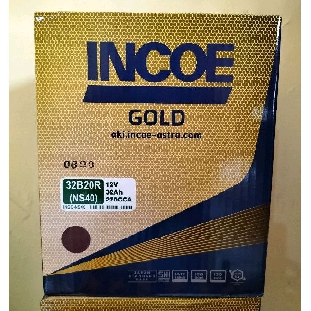 Jual Aki Incoe Gold NS40 untuk mobil Avanza, Xenia, Rush, Terios, APV ...