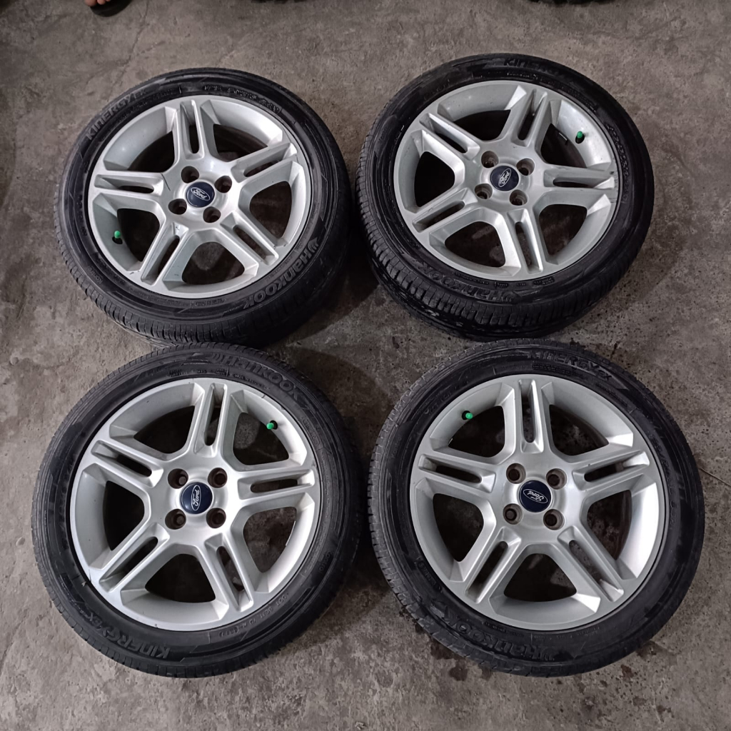 Jual Velg Bekas Mobil Ford Fiesta Ring 16 Ban 195 50 R16 Hankok ...