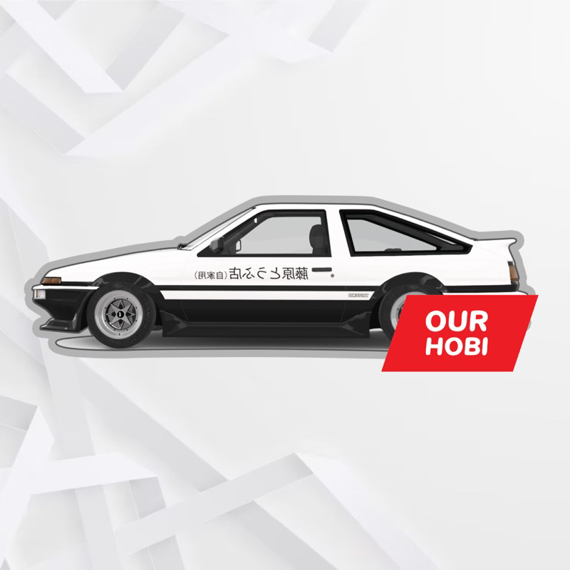Jual Sticker Drift Toyota AE86 Takumi Tofu Shop Tune | Shopee Indonesia