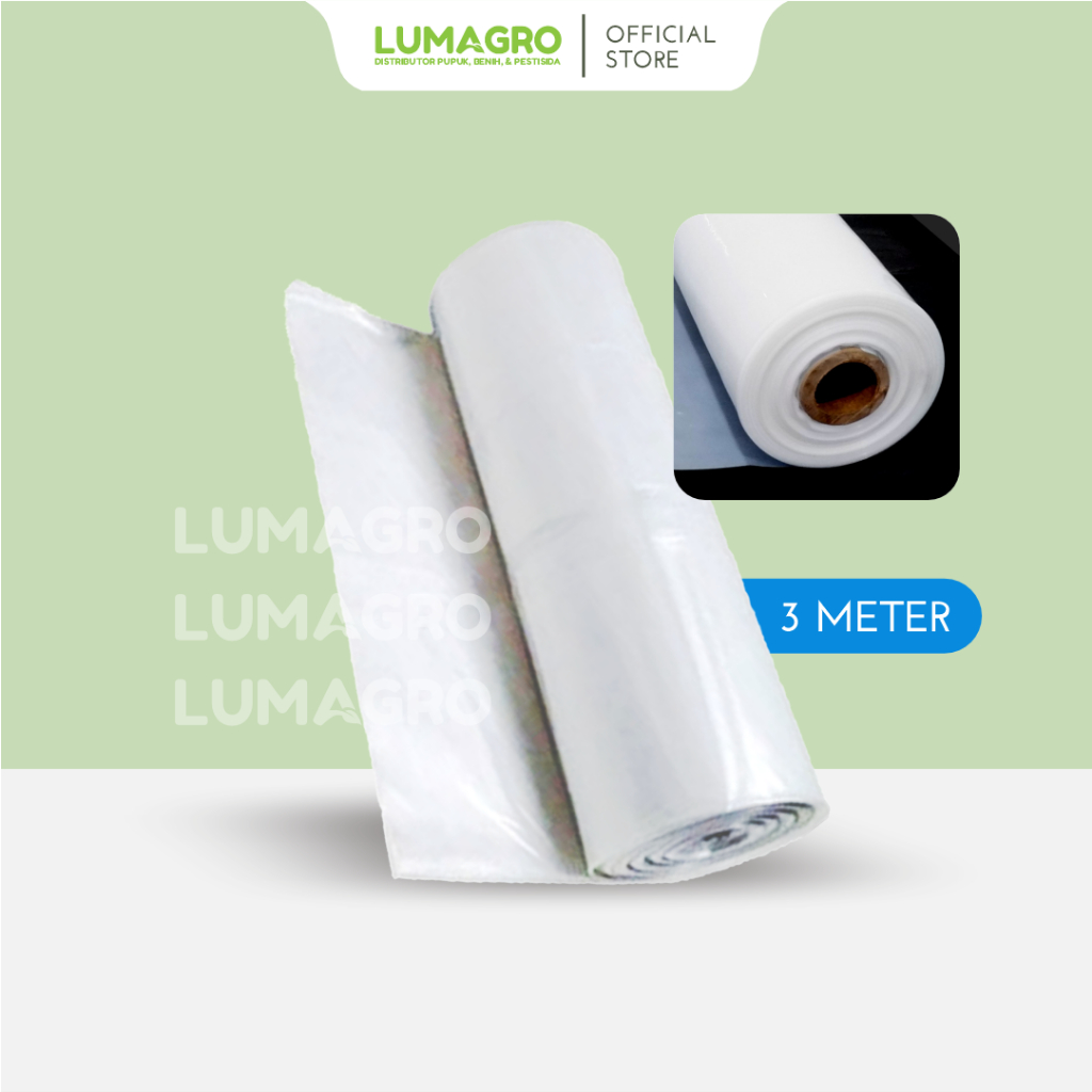 Jual Plastik UV Greenhouse 170 Micron Lebar 3m 4m Per Meter 14 Persen Atap Ultraviolet Super ...