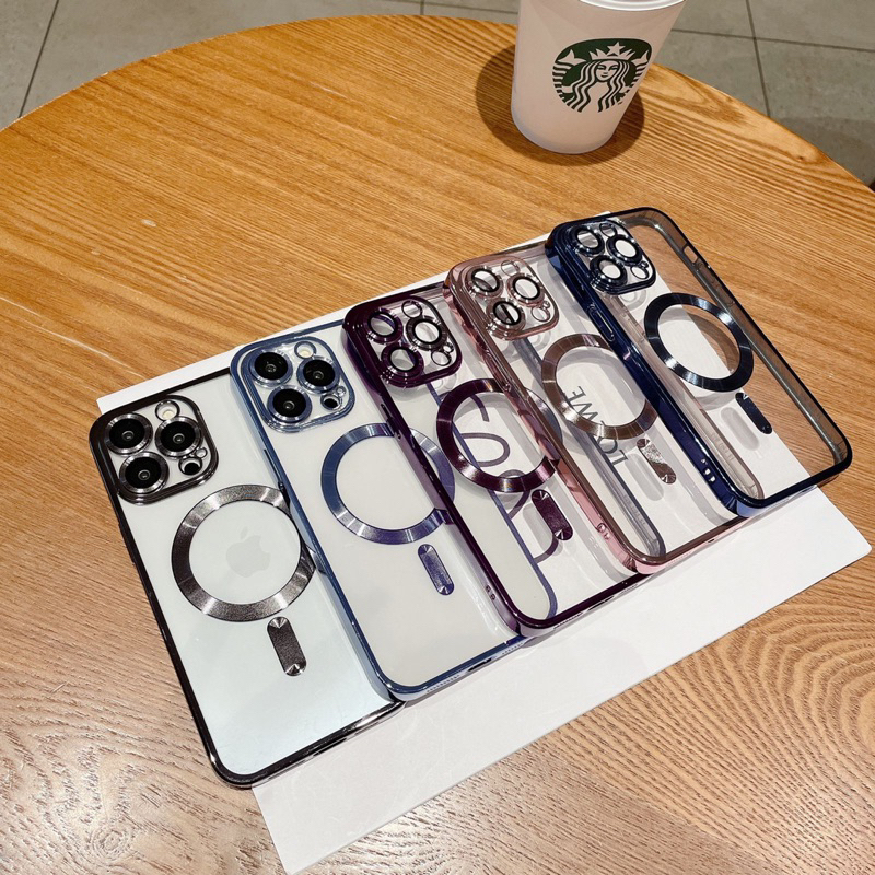 Jual CASE IPH MAGSAFE ELECTRO PLATING WITH LENSPRO CASING PELINDUNG ...