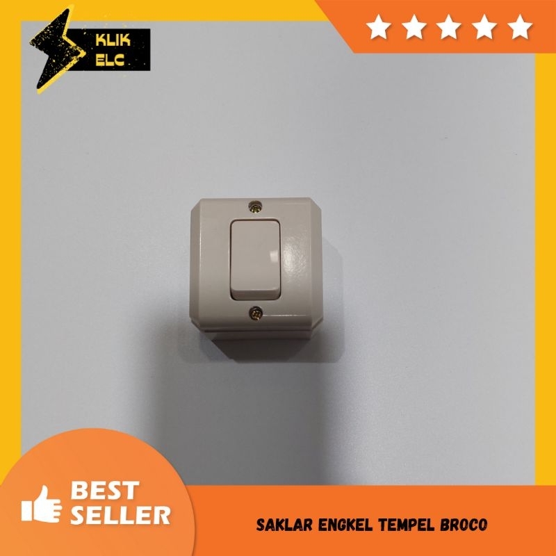 Jual SAKLAR ENGKEL TEMPEL / OUTBOW BROCO | Shopee Indonesia