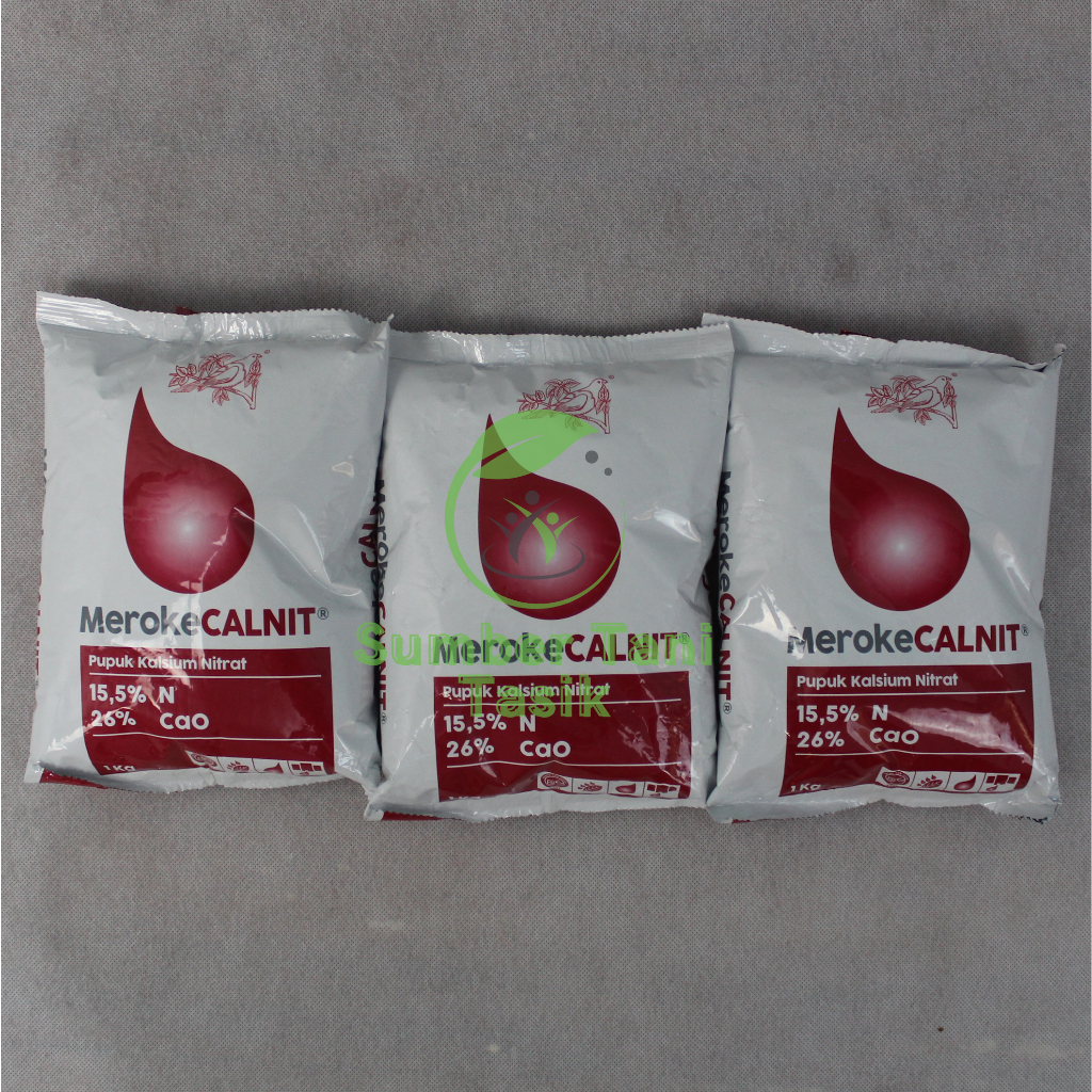 Jual Pupuk Meroke Calnit 1 Kg Pupuk Kalsium Nitrat Original Pabrik ...