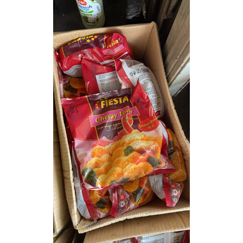 Jual Fiesta Naget / cheesy lover / nugget zoo / pizza abc / cheese 123 ...
