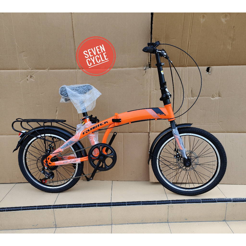 Jual Sepeda lipat folding bike RUBICK 7speed 7speed hi ten steel ...