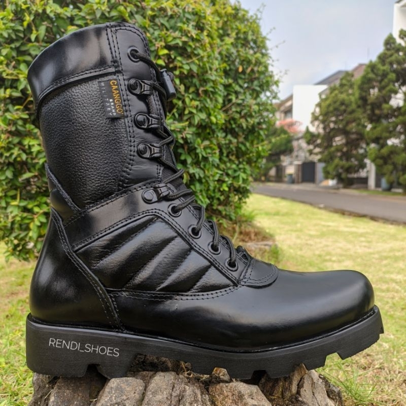 Jual Sepatu PDL pria kulit asli sepatu PDL TNI POLRI SECURITY original ...