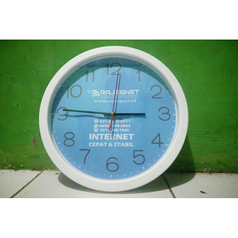 Jual Jam dinding ukuran 30 cm custom/ Jam kado/cetak jam/ jam Request ...
