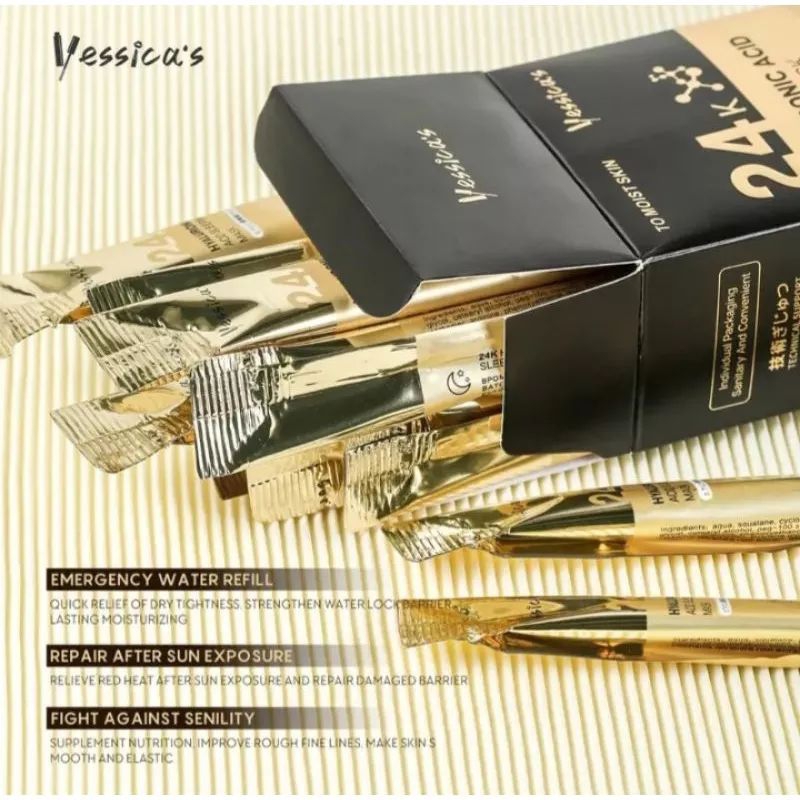 Jual (ECER PERSACHET) Yessica's 24K Leave-On Sleeping Mask - Yessicas ...