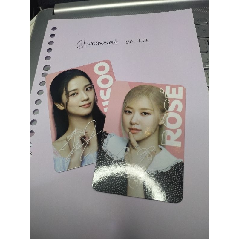Jual photocard // pc jisoo rose oreo blackpink | Shopee Indonesia