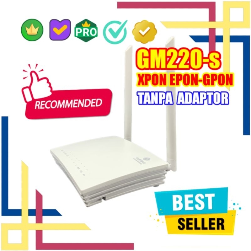 Jual MODEM XPON EPON-GPON GM220-S TANPA ADAPTOR 12V 1A | Shopee Indonesia