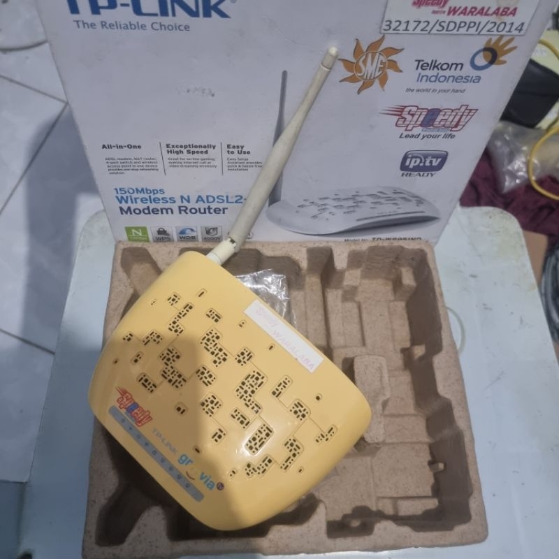 Jual TP Link TD-W8951ND 150Mbps Wireless N Router bekas normal | Shopee ...