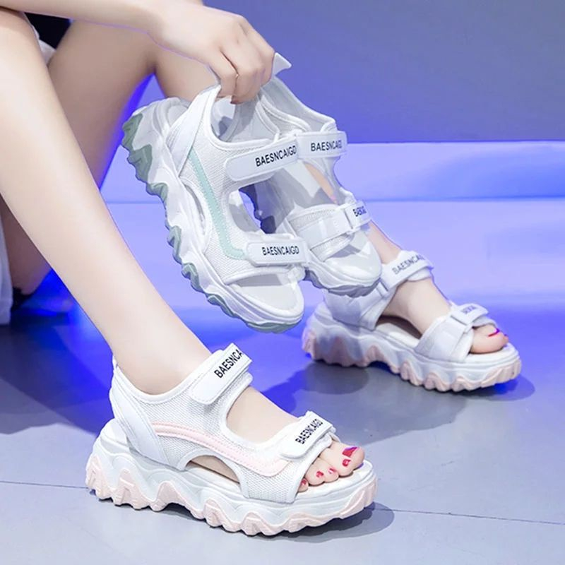 Jual Sandal Cewek Kekinian Sendal Gunung Korean Casual Wanita Perempuan ...
