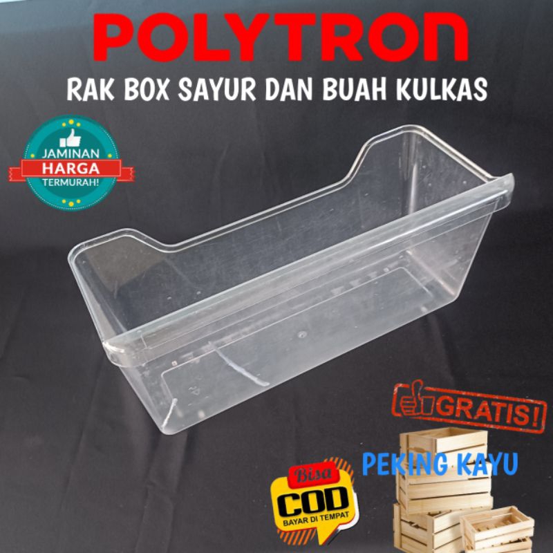 Jual RAK BOX SAYUR DAN BUAH KULKAS POLYTRON ORIGINAL | Shopee Indonesia