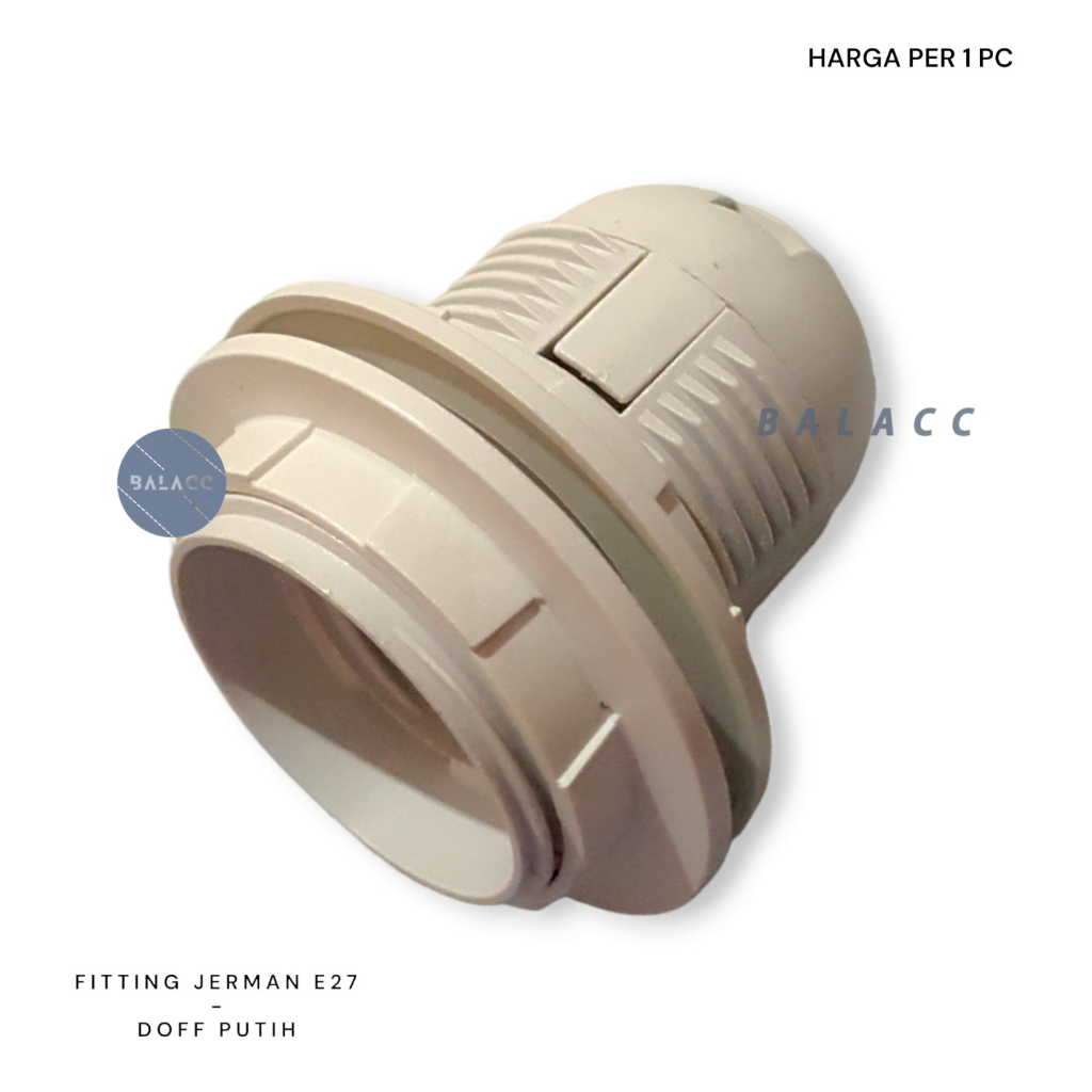 Jual Fiting jerman biasa E27 putih fiting lampu gantung | Shopee Indonesia
