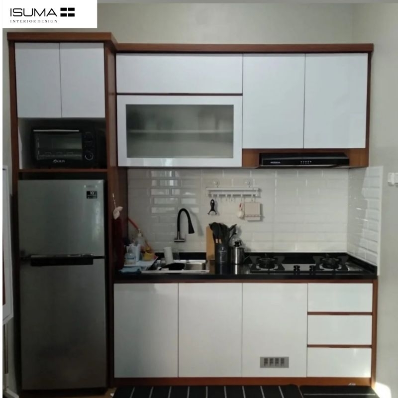 Jual KITCHENSET CUSTOM,KITCHENSET MINIMALIS,KITCHENSET HPL ( Bisa Custom Sesuai Selera) | Shopee ...
