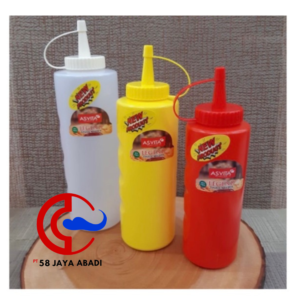 Jual [COD] Botol Saus Legend ASVITA 400ml/525ml/700ml | Shopee Indonesia