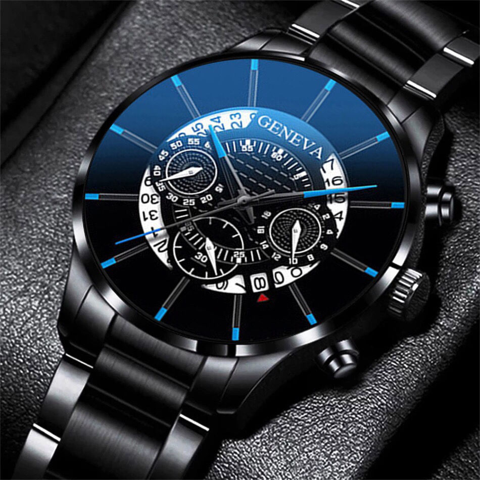 Jual Jam Tangan Pria Men Stainless Steel Watch COD Jam Tangan | Shopee ...