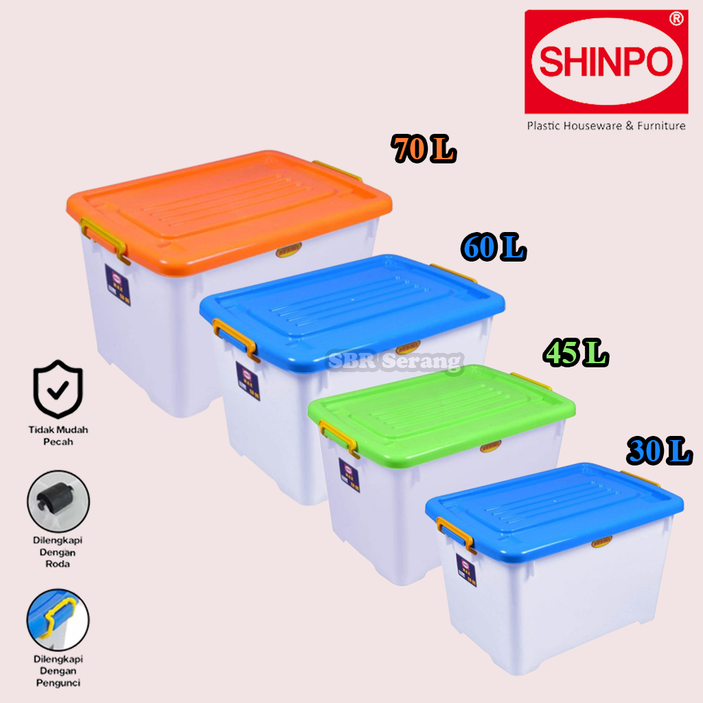 Jual Box Container Plastik / Kotak Penyimpanan serbaguna Shinpo cb 30 ...