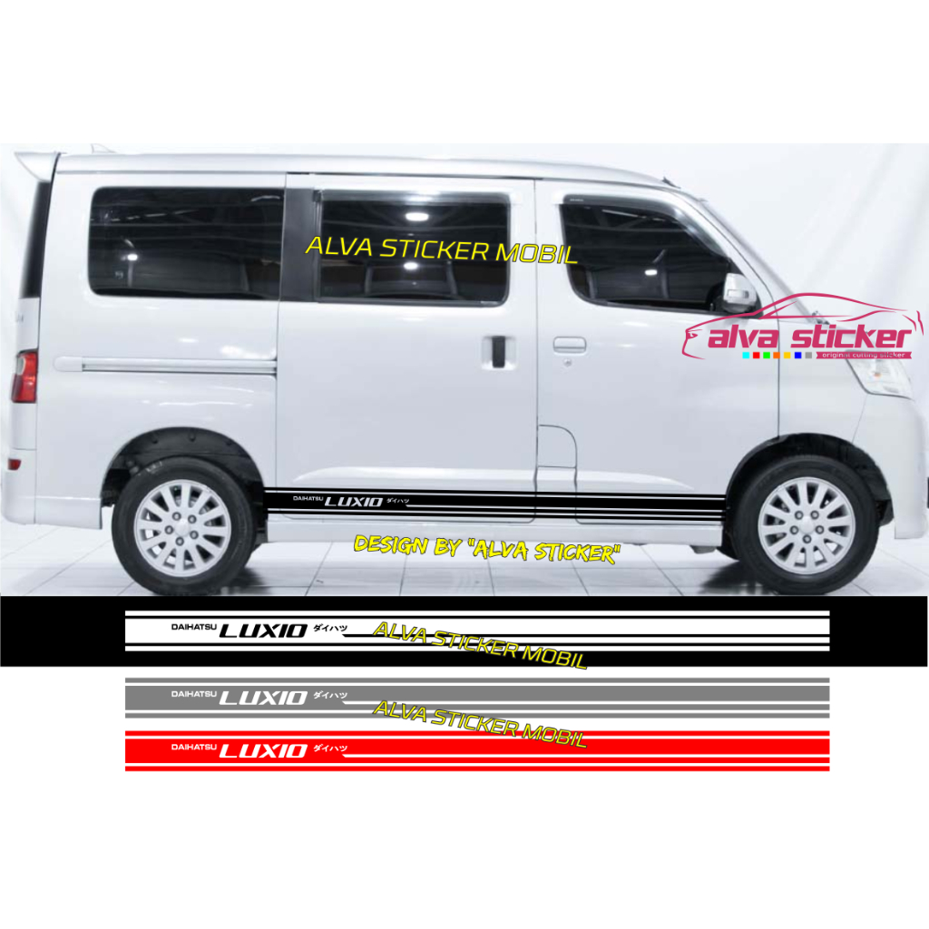 Jual New Design Sticker Luxio Stiker Luxio Jdm Kanji List Cutting