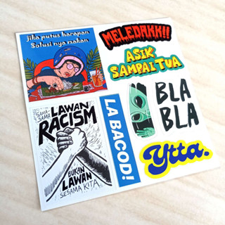 Jual Sticker Stiker Pack YTTA Meledak Motivasi Basi Lawan Rasisme ...