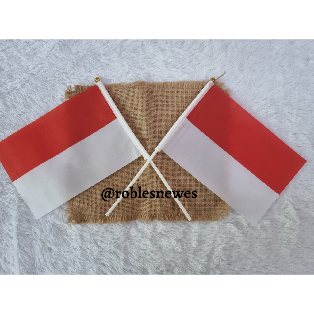 Jual BENDERA STIK MERAH PUTIH / BENDERA PAWAI ( 1 PACK ISI 10 PCS ...