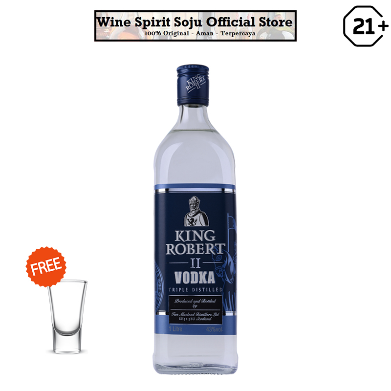Jual King Robert II Vodka 750ml | Shopee Indonesia