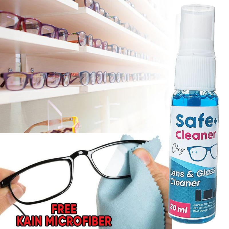 Jual Pembersih Lensa Kacamata Spray Lens Cleaner | Shopee Indonesia