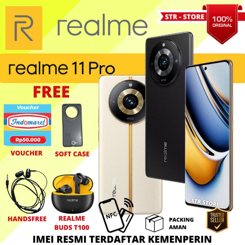 Jual REALME 11 PRO 8/256 GB REALME 11 PRO 5G 8/256 GB GARANSI RESMI REALME | Shopee Indonesia