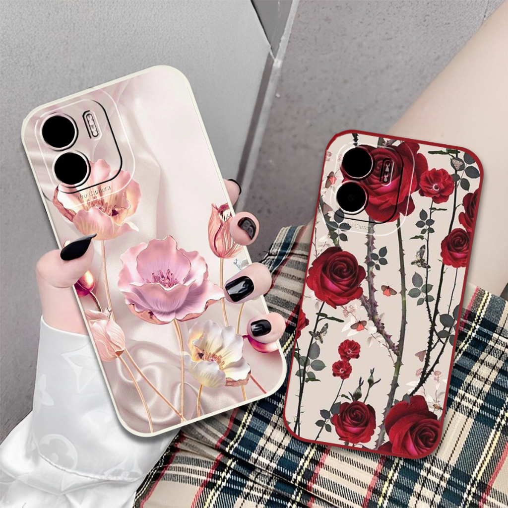 Jual [RD9] Case Redmi A2 2023/A1 2022 Motif Bunga Cantik Kekinian ...
