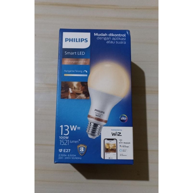 Jual Philips Lampu Smart LED 13 watt With Bluetooth-Tunable White ...