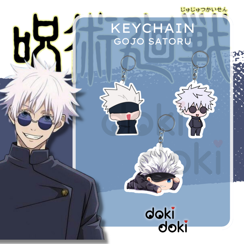 Jual GANTUNGAN KUNCI ANIME KEYCHAIN GOJO SATORU JUJUTSU KAISEN | Shopee ...