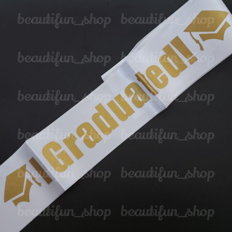 Jual Sash graduation selempang graduation selempang kelulusan ...