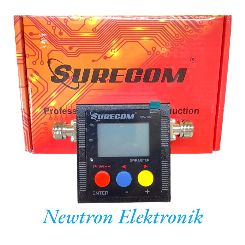 Jual SWR Surecom SW-102 Digital VHF UHF 125-525MHz Power Meter SW102 ...