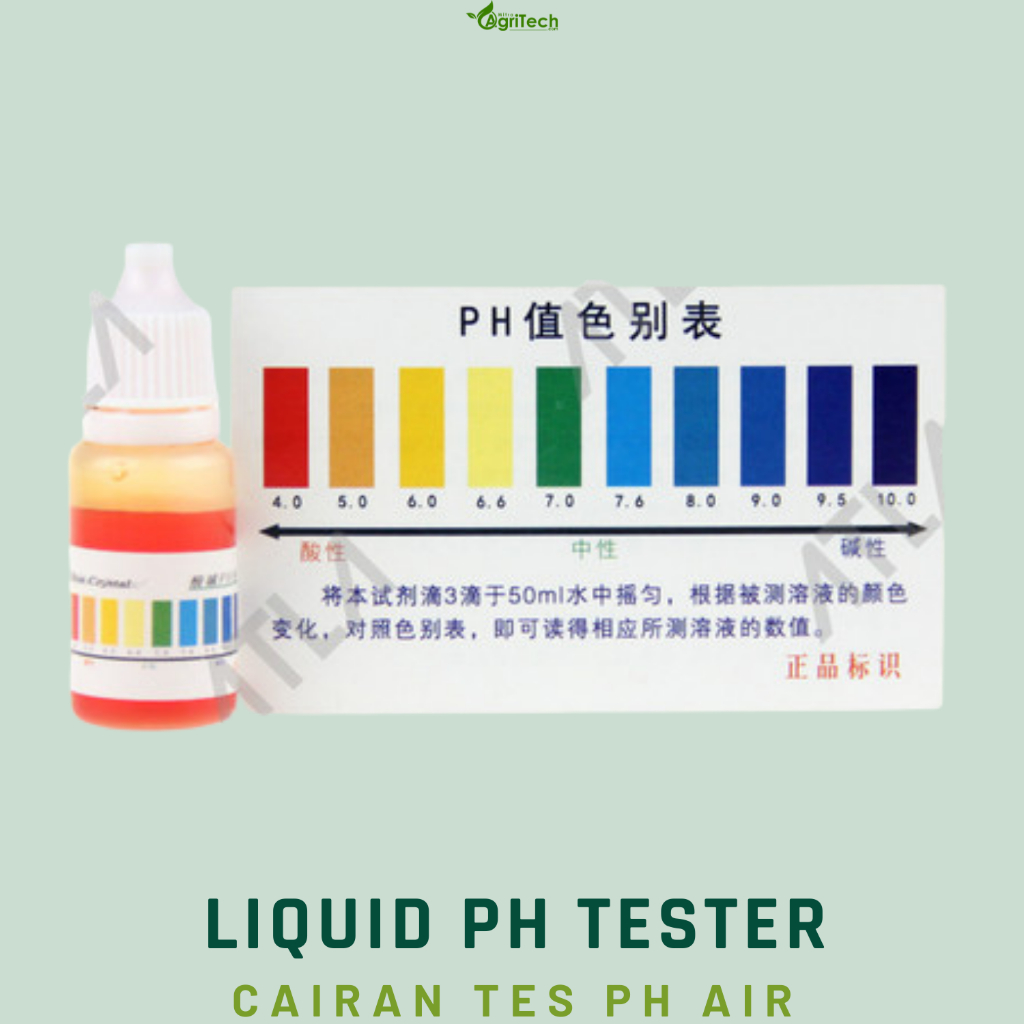Jual ALAT PH TESTER DROP LIOQUID PH AIR CAIR TETES CEK ASAM BASA ...