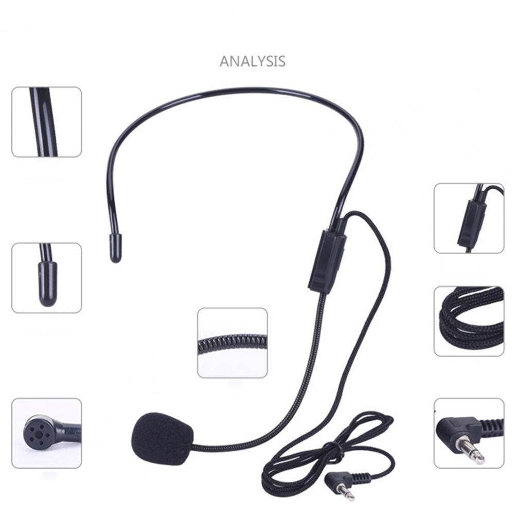 Jual MIC Lavalier Livestream Microphone Headworn Universal Kabel Wired ...